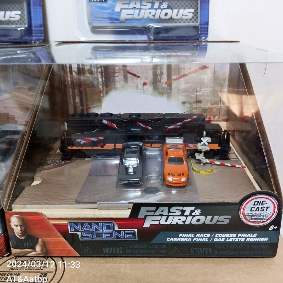 Jada FAST & FURIOUS NANO SCENE diorama display and die-cast vehicles ...