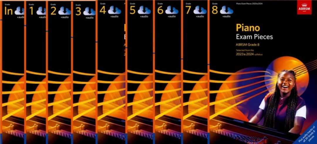 2023 & 2024 ABRSM ABRSM Piano Exam Pieces (with Audio) Grade 1, 2, 3, 5 ...