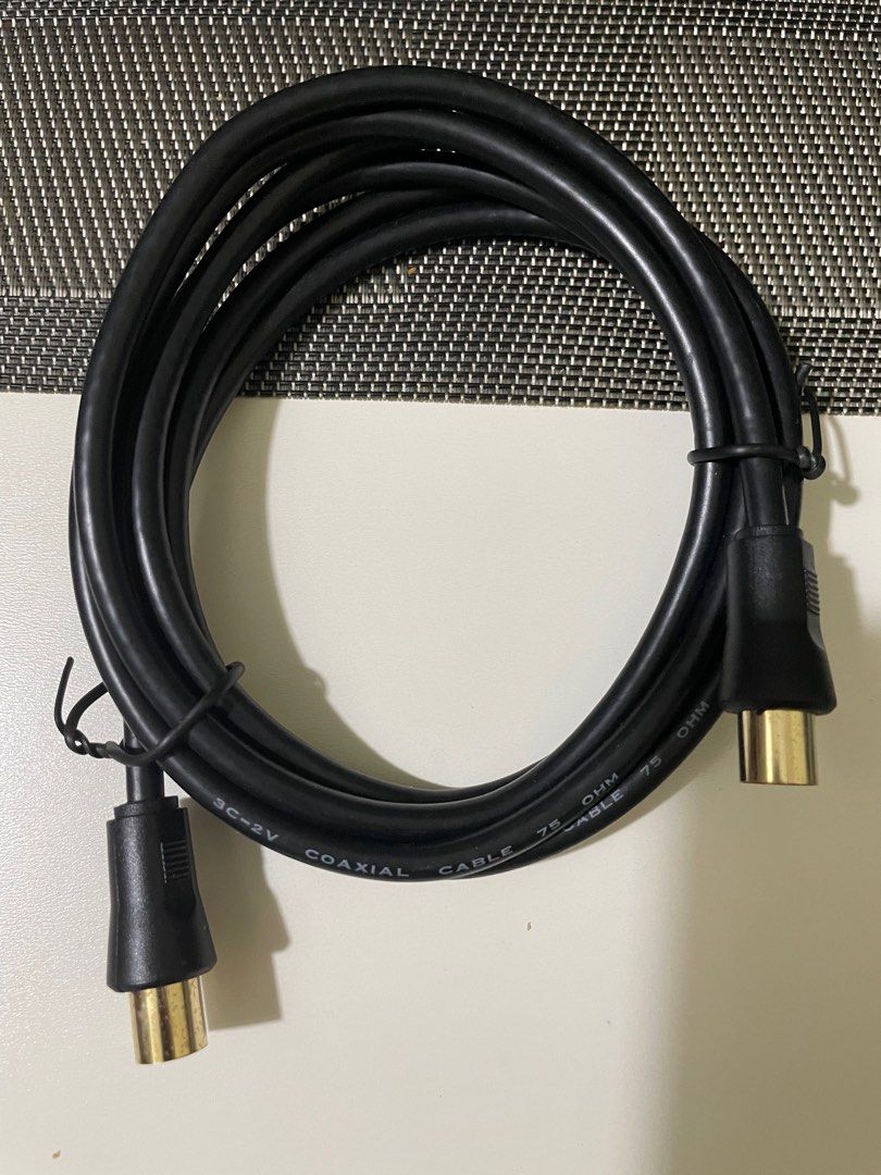 3C-2V Coaxial Cable 75 Ohm, Computers & Tech, Parts & Accessories, Cables & Adaptors on Carousell