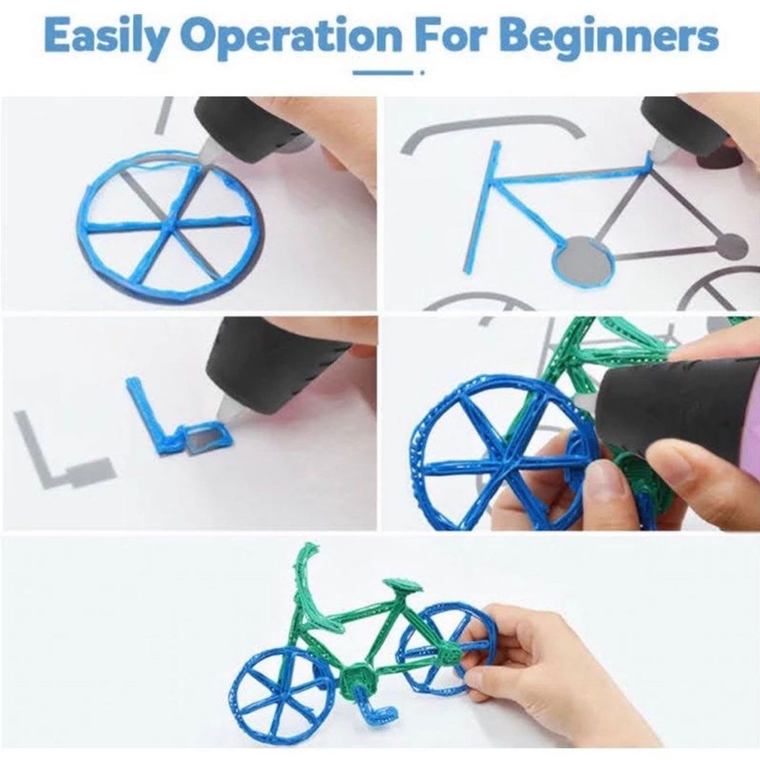 3D Pen | DIY Drawing Pencil 3 Dimensional Printing Pen | Mini 3D ...