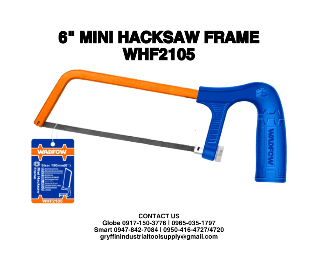 6" MINI HACKSAW FRAME WHF2105, Commercial & Industrial, Industrial ...