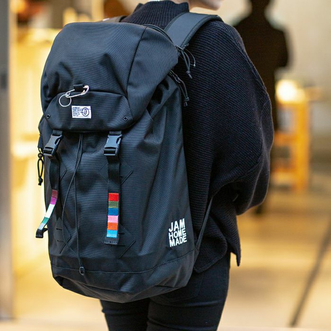 預購 日本 JAM HOME MADE x NEW ERA RUCKSACK backpack unisex 35L, 男裝, 袋, 背包 ...
