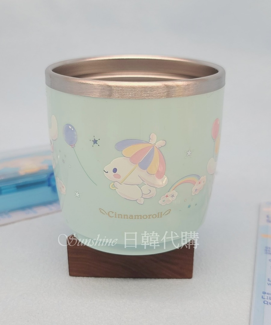 現貨 韓國製 Lilfant 三麗鷗 大耳狗 不鏽鋼水杯 不銹鋼 水杯 洗碗機 260ml, 家具及居家用品, 廚具和餐具, 水杯、水壺在旋轉拍賣