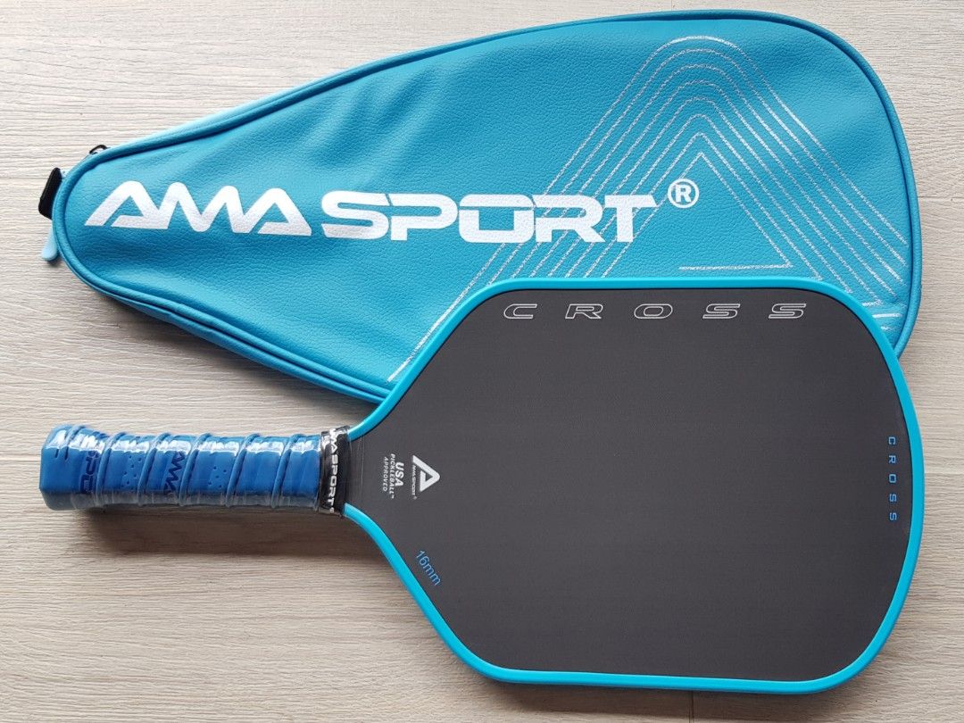 USA Pickleball Approved AmaSport CROSS Paddle (last piece-Blue), Sports ...