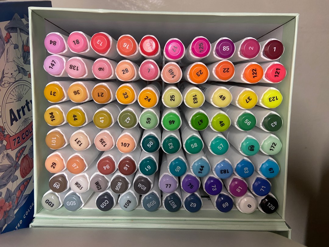 Arrtx ALP 80 Alcohol markers, Hobbies & Toys, Stationary & Craft, Craft ...
