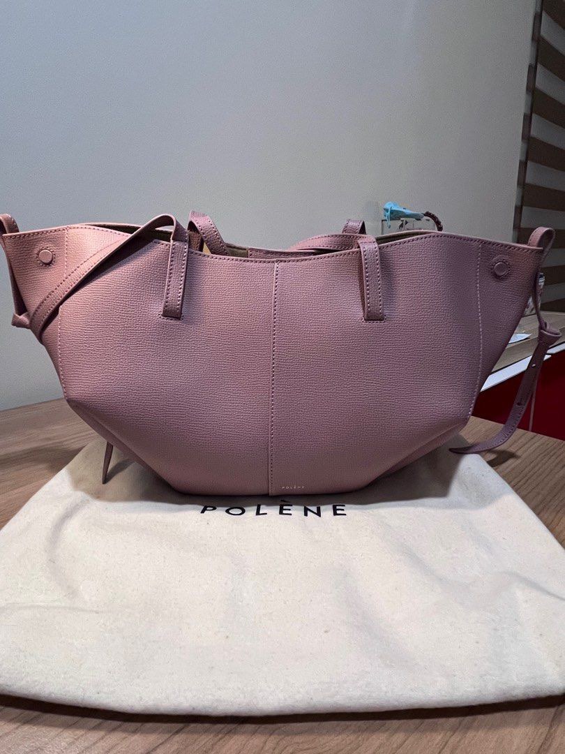 Authentic Polene Cyme Mini Edition Textured Lilac, Luxury, Bags ...