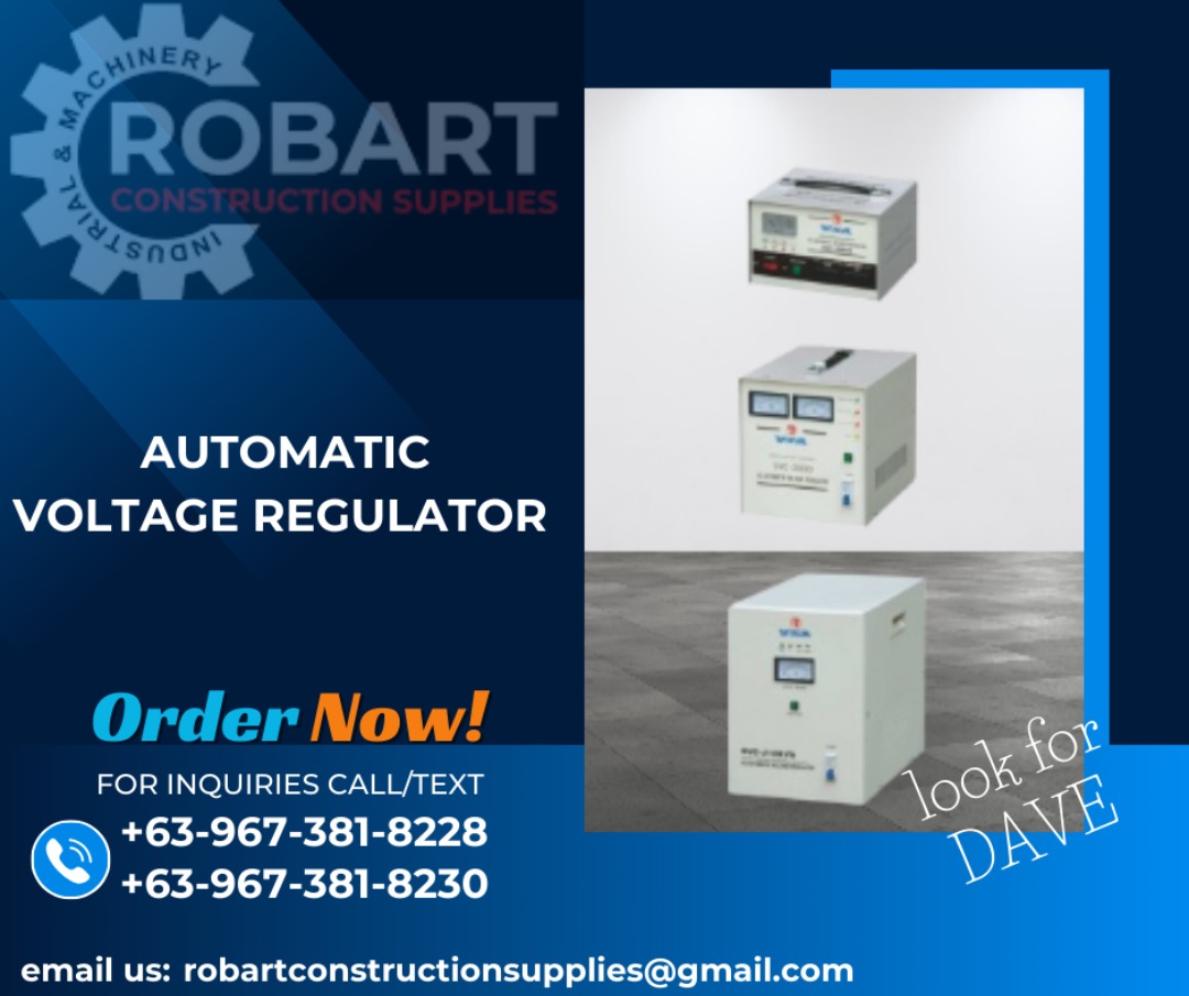 AUTOMATIC VOLTAGE REGULATOR, Commercial & Industrial, Construction ...