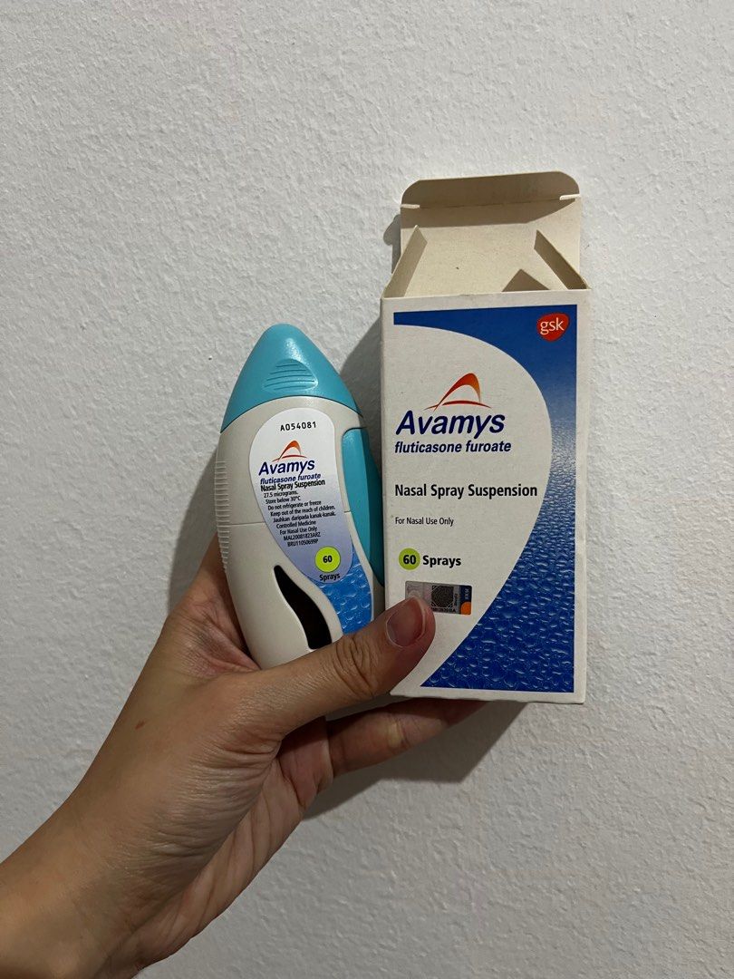 Avamys Nasal Spray 60doses, Health & Nutrition, Assistive ...
