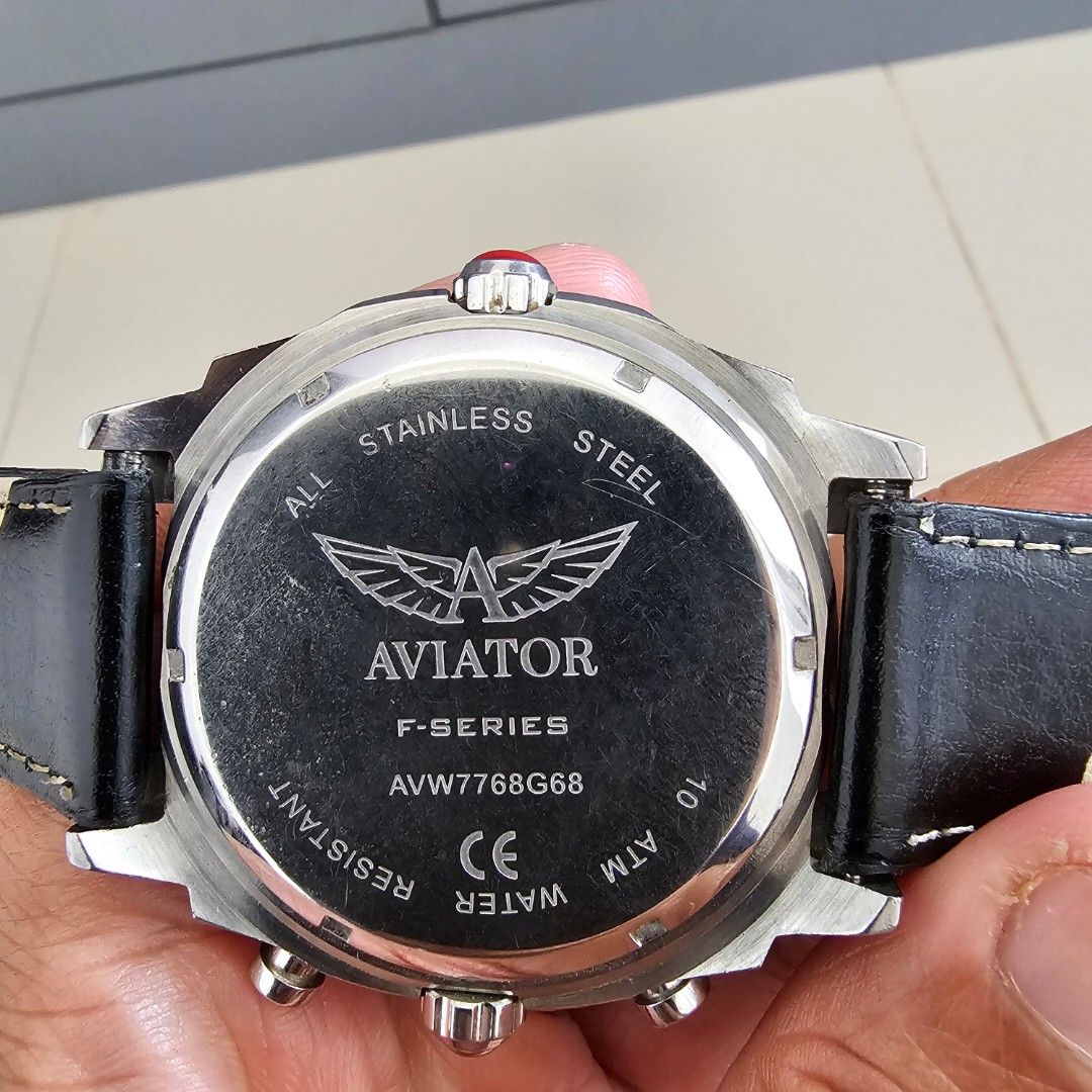 AVIATOR Watch F-Series, Fesyen Pria, Jam Tangan di Carousell