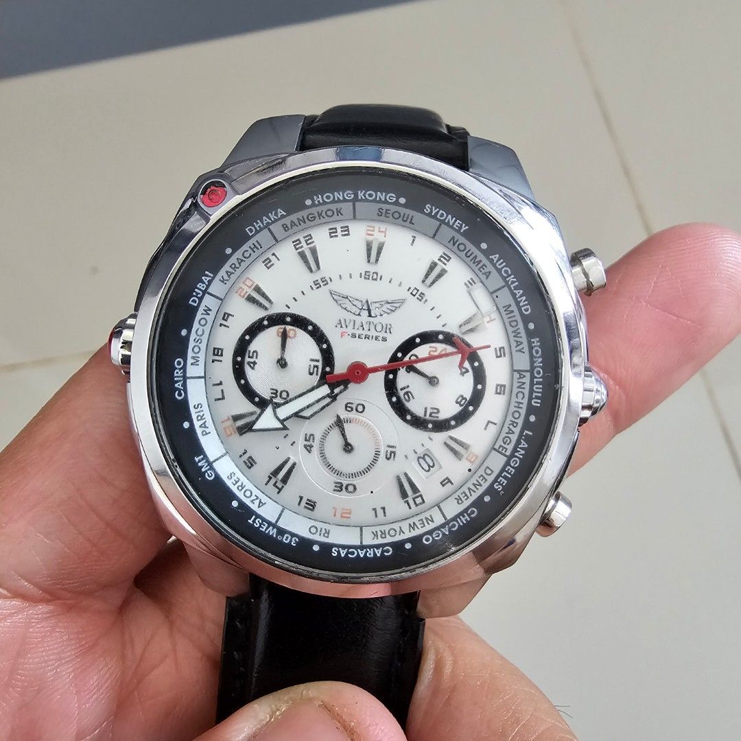 AVIATOR Watch F-Series, Fesyen Pria, Jam Tangan di Carousell