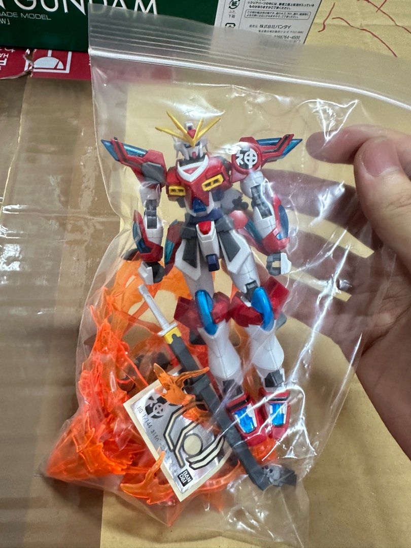 (BUILT) HG Gundam Build Fighters kits Kamiki Burning Denial Gundam The ...