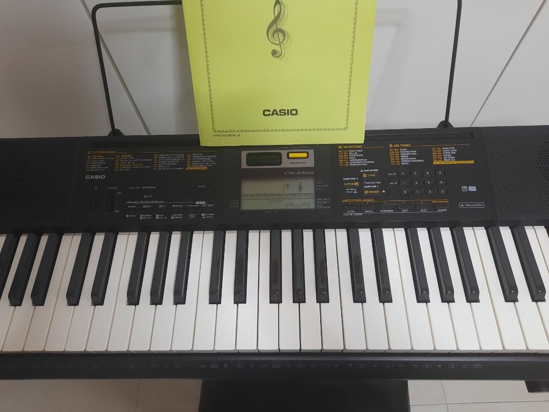 Casio Keyboard CTK-2400, Hobbies & Toys, Music & Media, Musical Instruments on Carousell