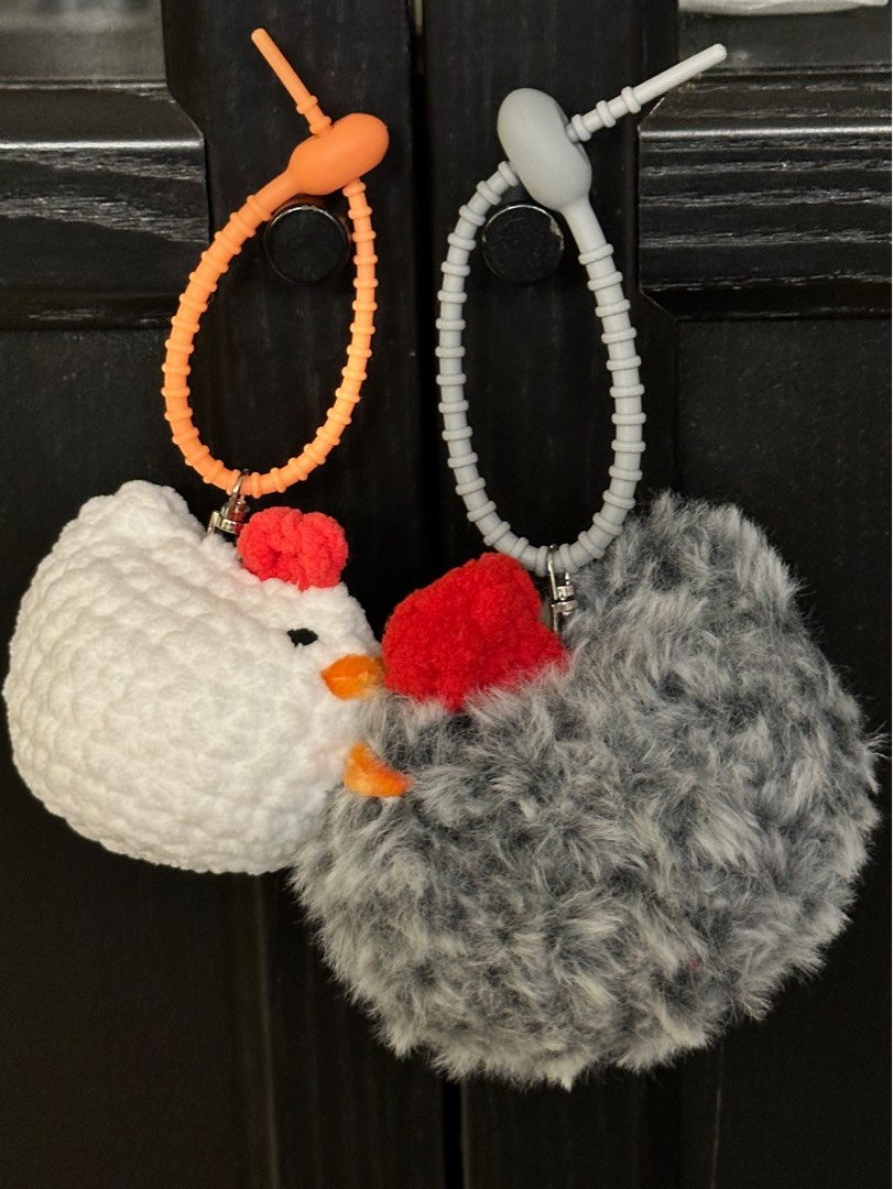 Chicken Keychains, Hobbies & Toys, Stationery & Craft, Handmade Craft ...