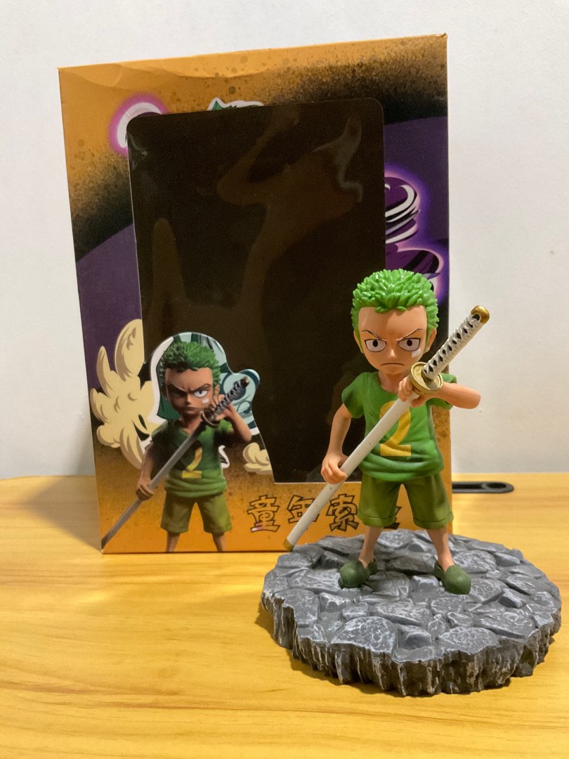 (FREE COD KL) One Piece: Childhood Zoro Copy Resin TN Studio, Hobbies ...