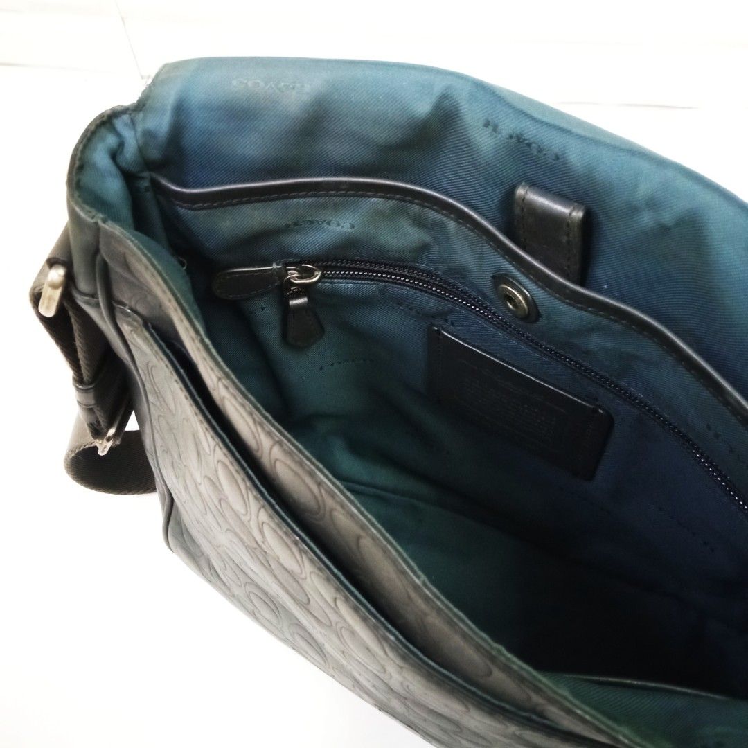 COACH Metropolitan Map Bag In Signature Leather, Luxury, Bags & Wallets ...