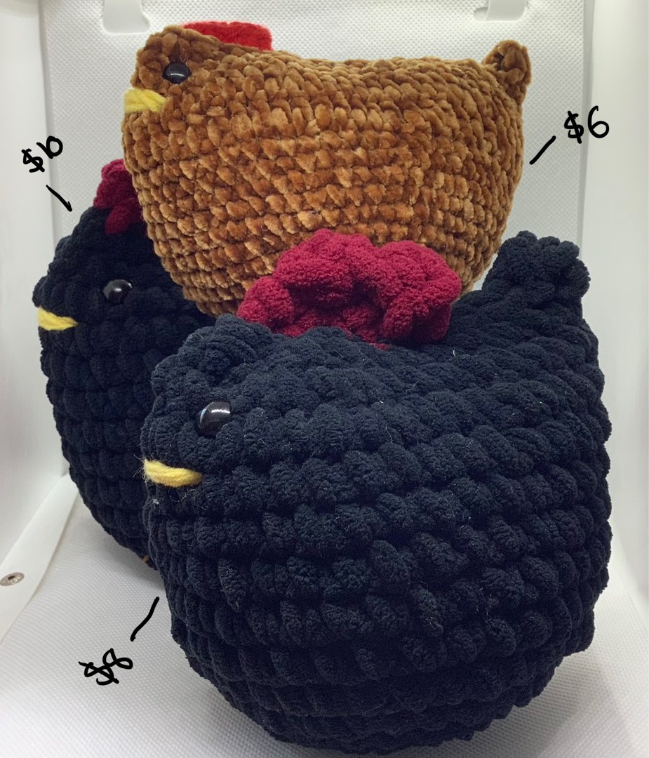 Crochet Chicken, Hobbies & Toys, Stationery & Craft, Handmade Craft on ...