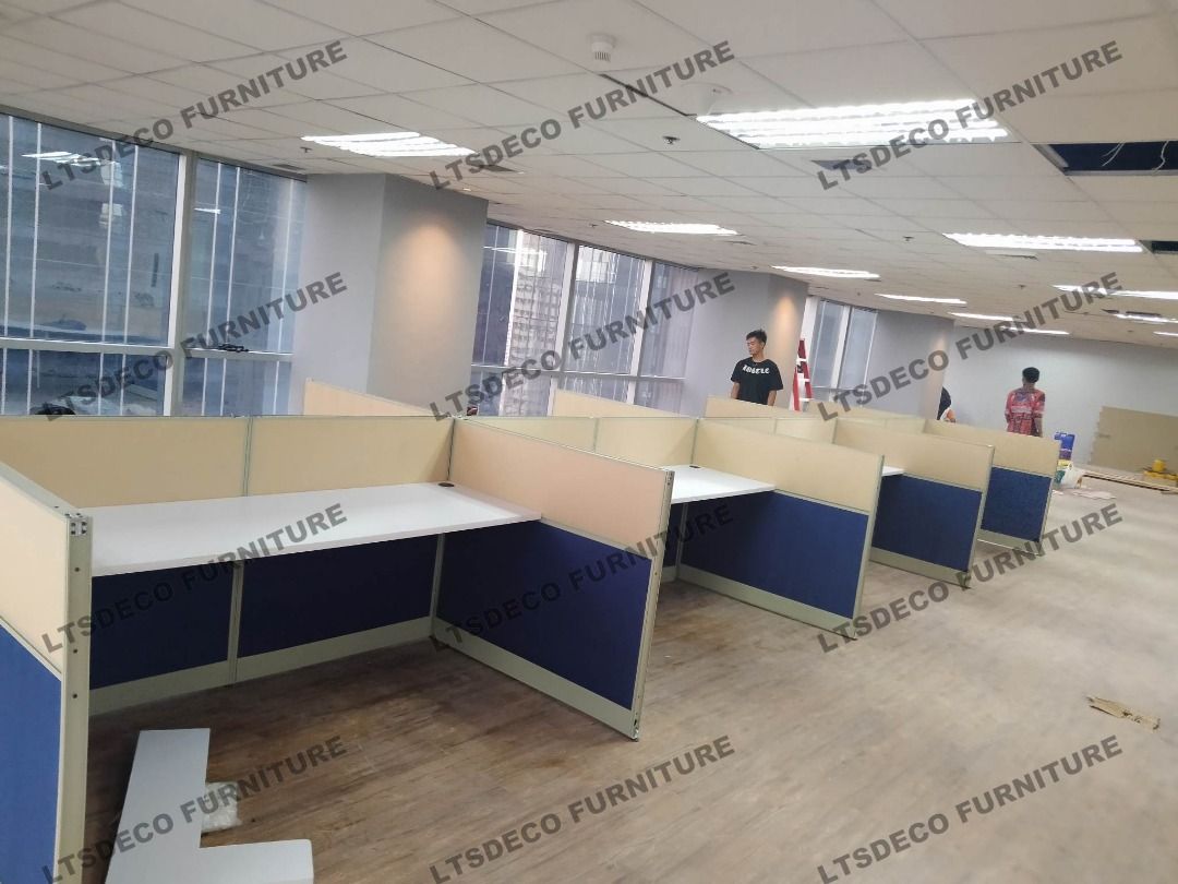 CUSTOMIZED FISH BONE WORKSTATION PARTITION | OFFICE PARTITION | OFFICE ...