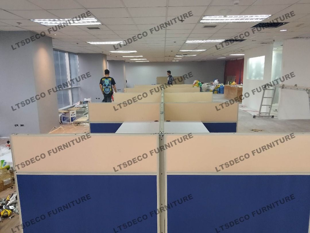 CUSTOMIZED FISH BONE WORKSTATION PARTITION | OFFICE PARTITION | OFFICE ...