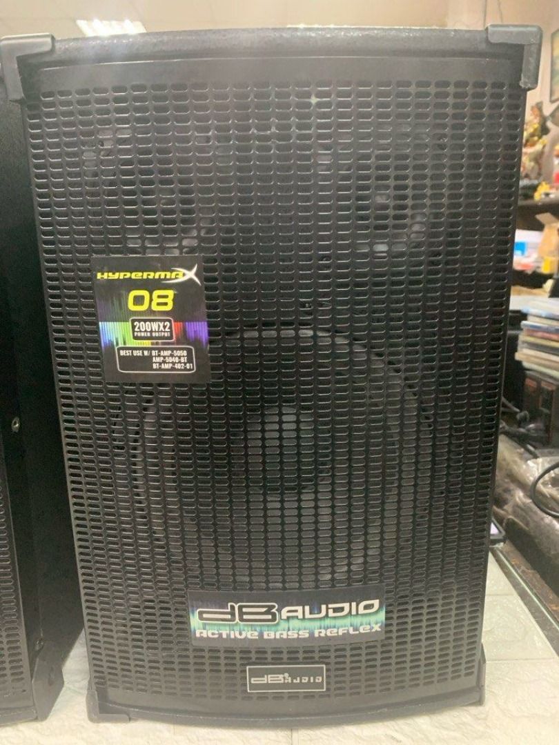 DbAudio Hypermax 08 Active Bass Reflex Speaker System, Audio, Soundbars ...