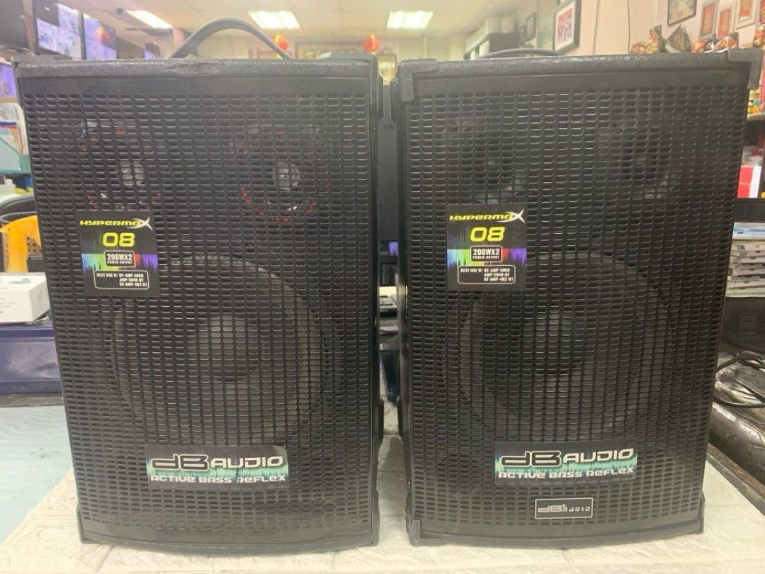 DbAudio Hypermax 08 Active Bass Reflex Speaker System, Audio, Soundbars ...