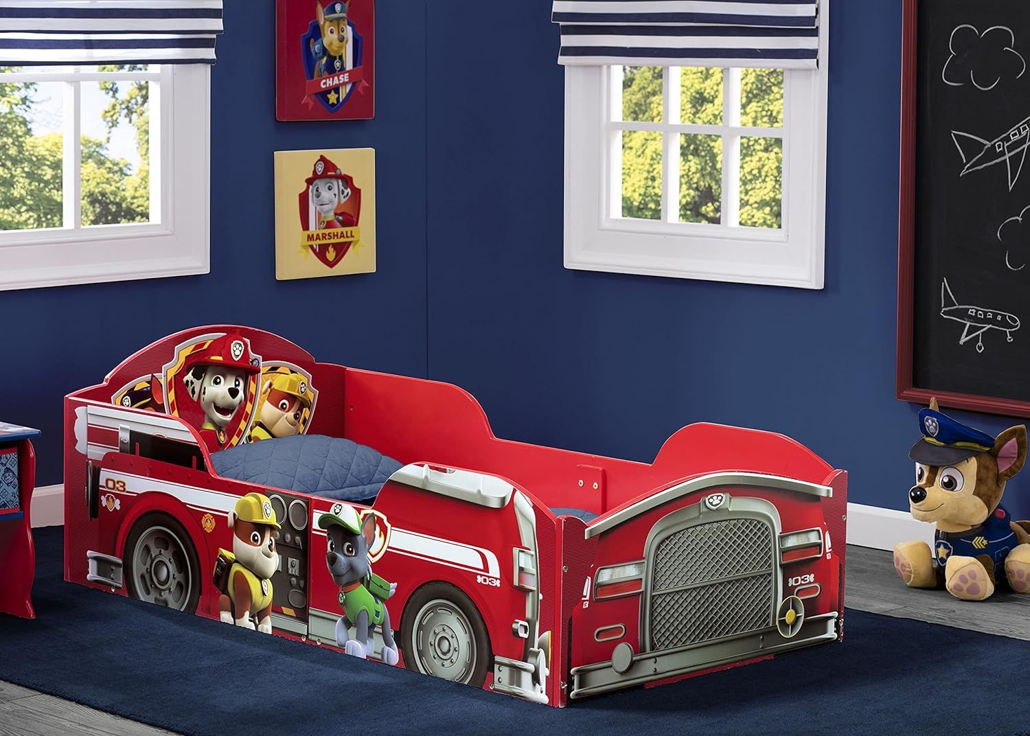 Delta Children Wood Toddler Bed, Nick Jr. PAW Patrol (Red) (Nick Jr ...