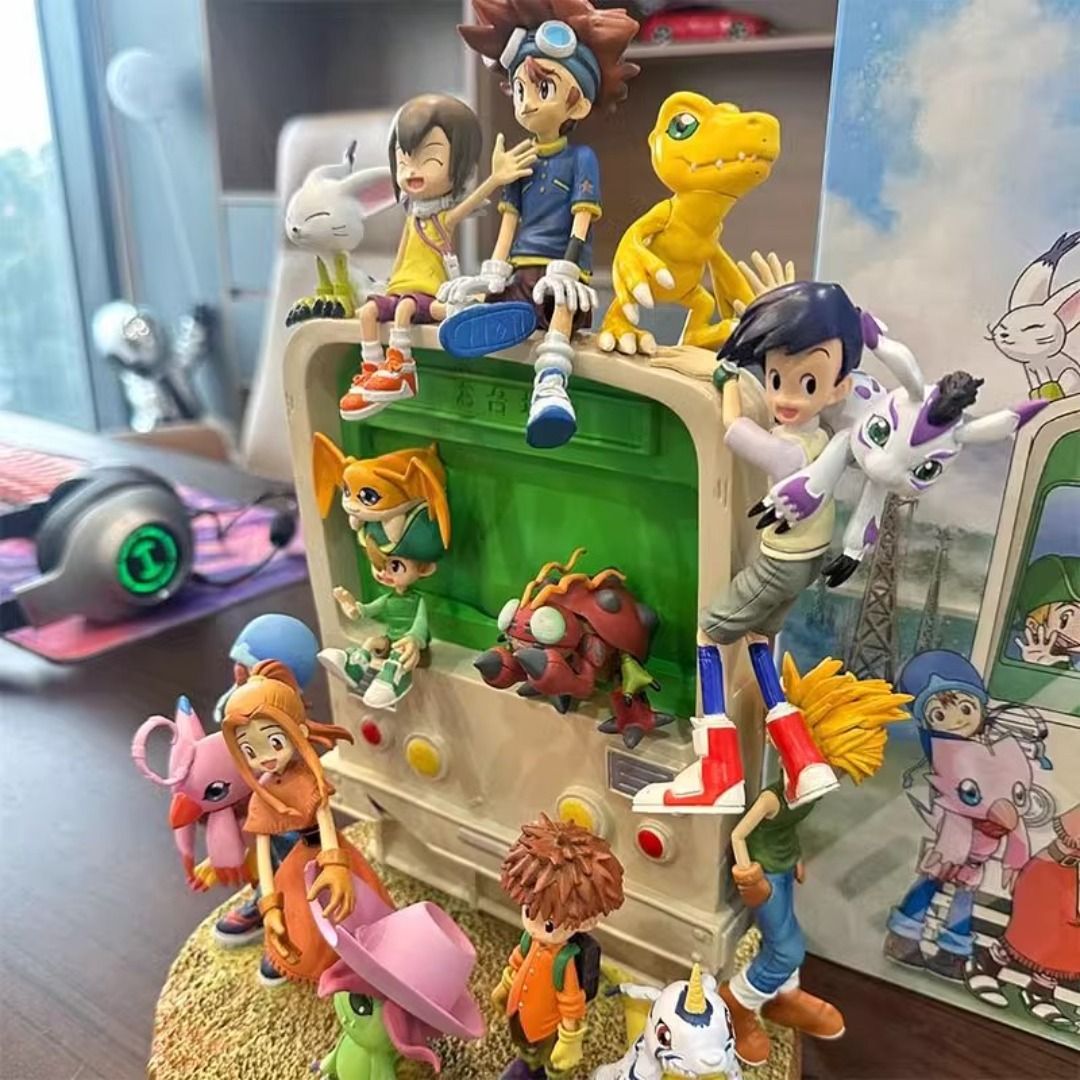 Digimon First Generation Family Photo PVC Figure Statue Taichi Yagami ...