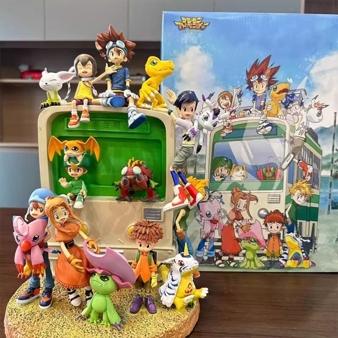 Digimon First Generation Family Photo PVC Figure Statue Taichi Yagami ...