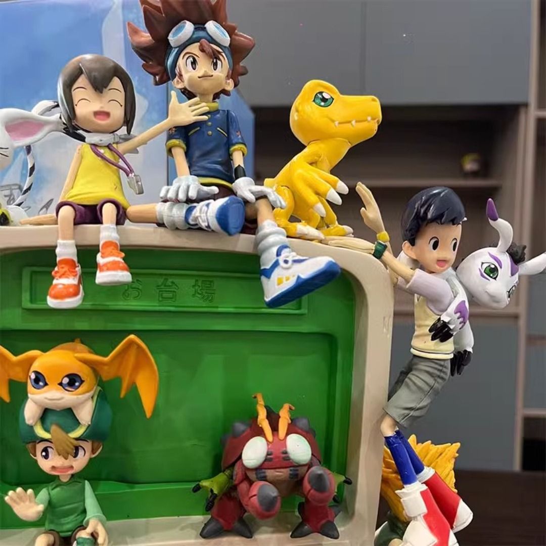 Digimon First Generation Family Photo PVC Figure Statue Taichi Yagami ...