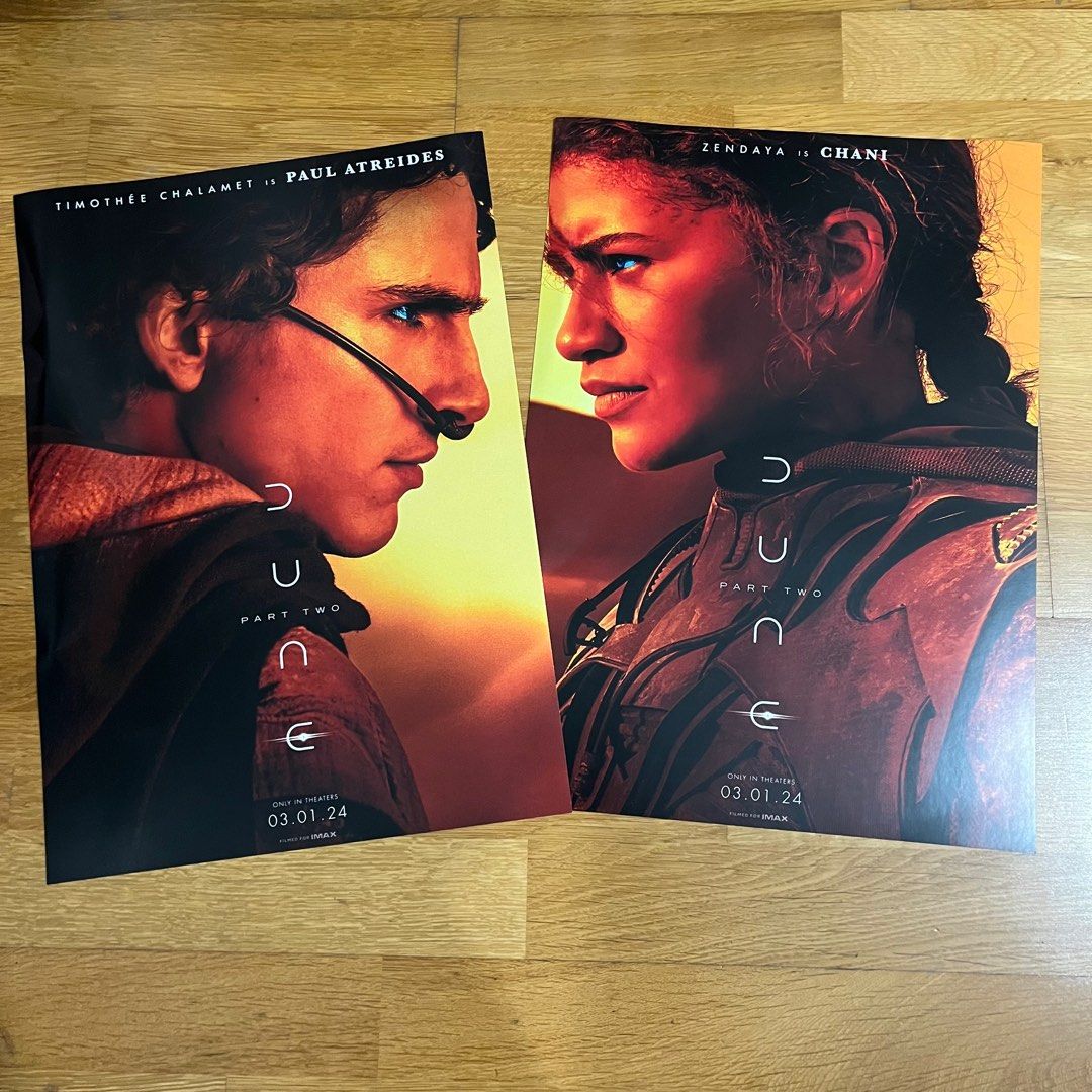 Dune part 2 poster - various characters 30cm x 42cm ( A3 size) - Paul ...