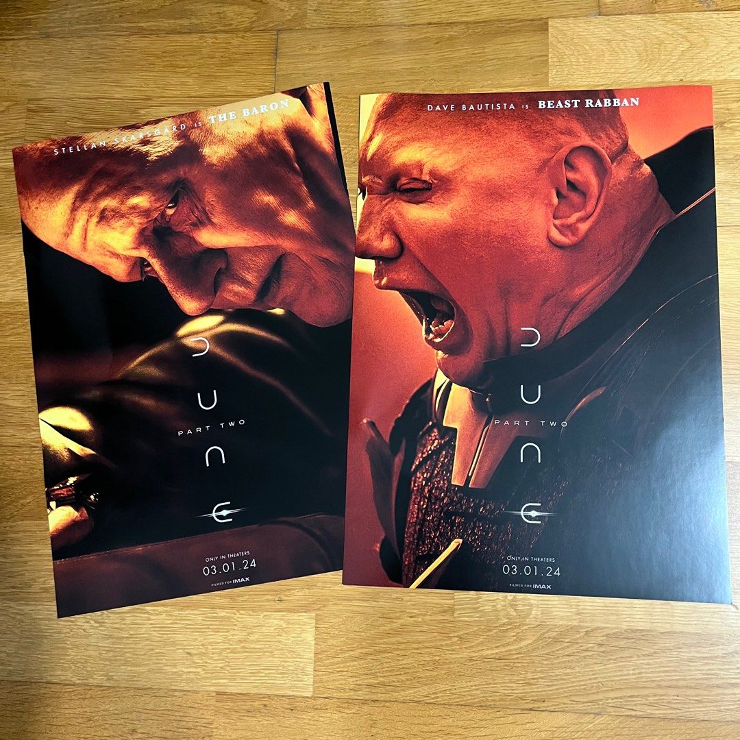 Dune part 2 poster - various characters 30cm x 42cm ( A3 size) - Paul ...