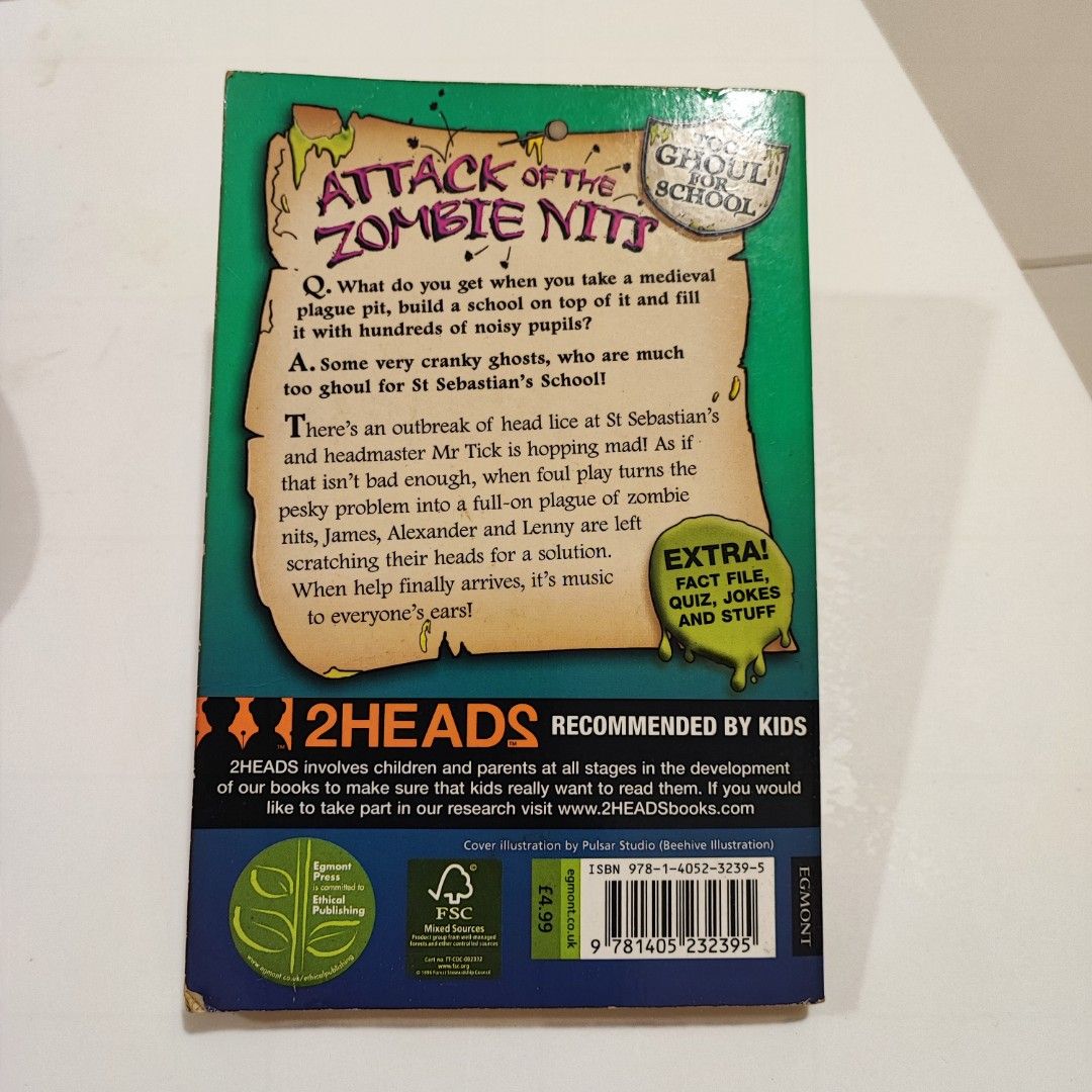 (ENG) Too Ghoul For School : Attack Of The Zombie Nits, Hobbies & Toys ...