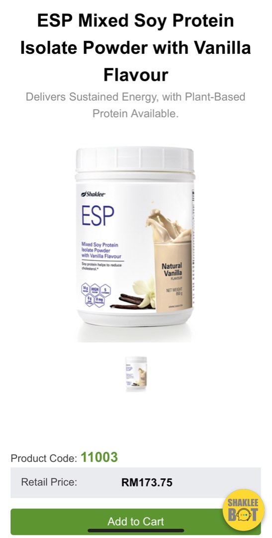 ESP Shaklee, Health & Nutrition, Health Supplements, Health Food ...