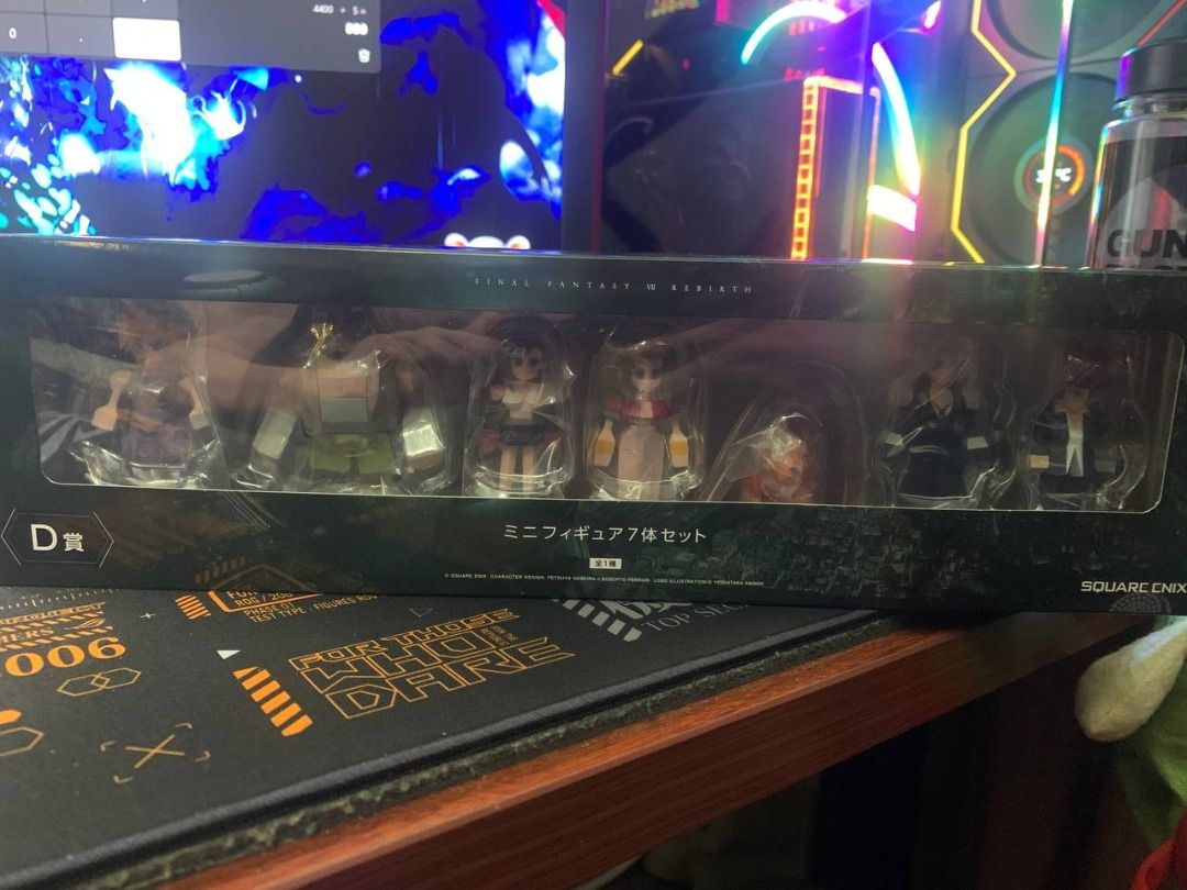 FF7 REMAKE & REBIRTH Polygon set + Zack Fair Secret Figure, Hobbies ...
