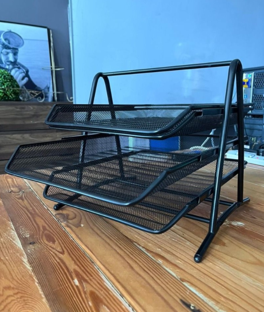 File Document Letter Paper Tray Sorter Collection File Desk Organizer ...