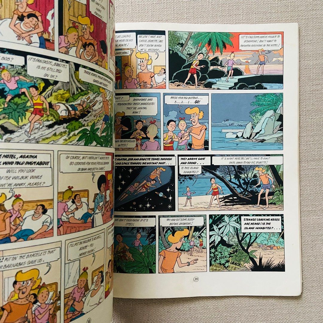 (Free shipping) Bob & Bobette The Amazing Coconut Secondhand comic / Preloved comic, Hobbies ...