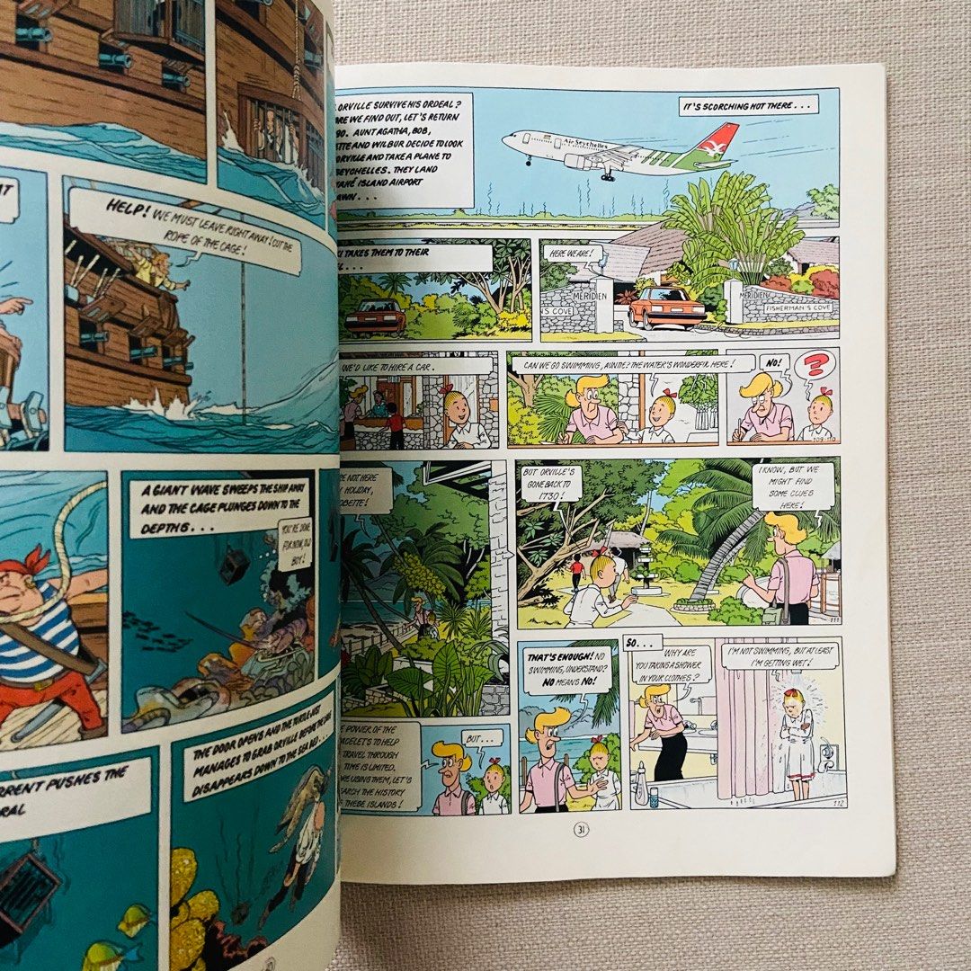 (Free shipping) Bob & Bobette The Amazing Coconut Secondhand comic ...