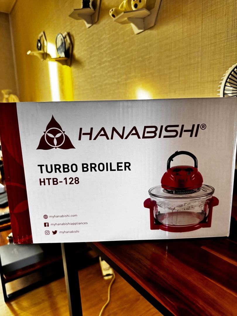 Hanabishi TURBO BROILER HTB-128, TV & Home Appliances, Kitchen ...
