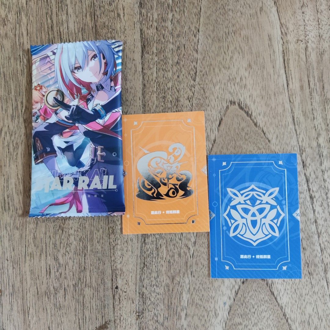 Honkai Star rail Blade and Shadow JackHyena collectible cards, Hobbies ...
