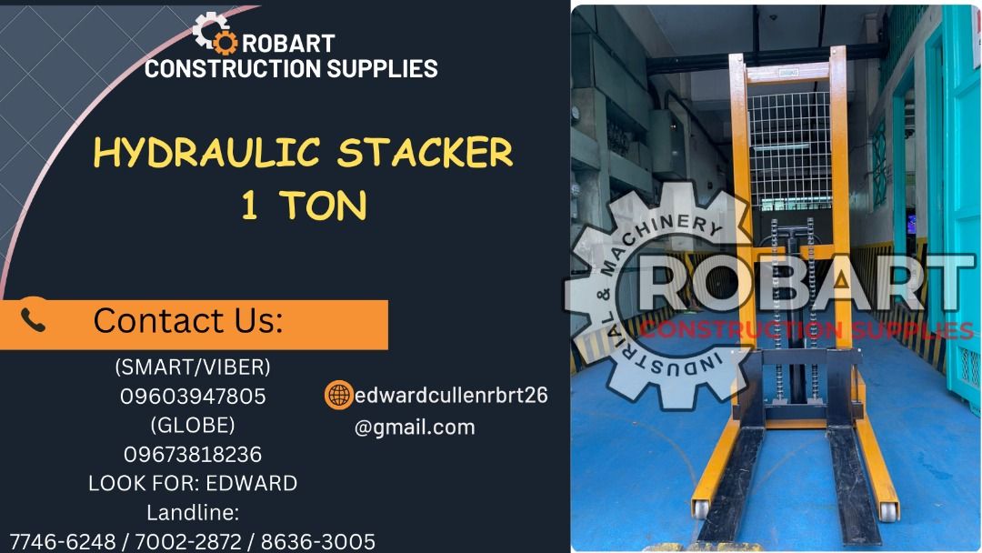 Hydraulic Stacker, Commercial & Industrial, Construction & Building ...