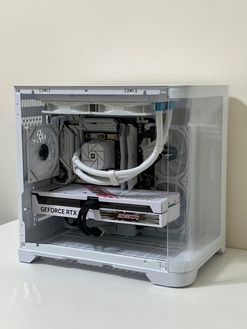 i5-14400F | RTX 4070 Super Full White Custom Gaming PC, Computers ...