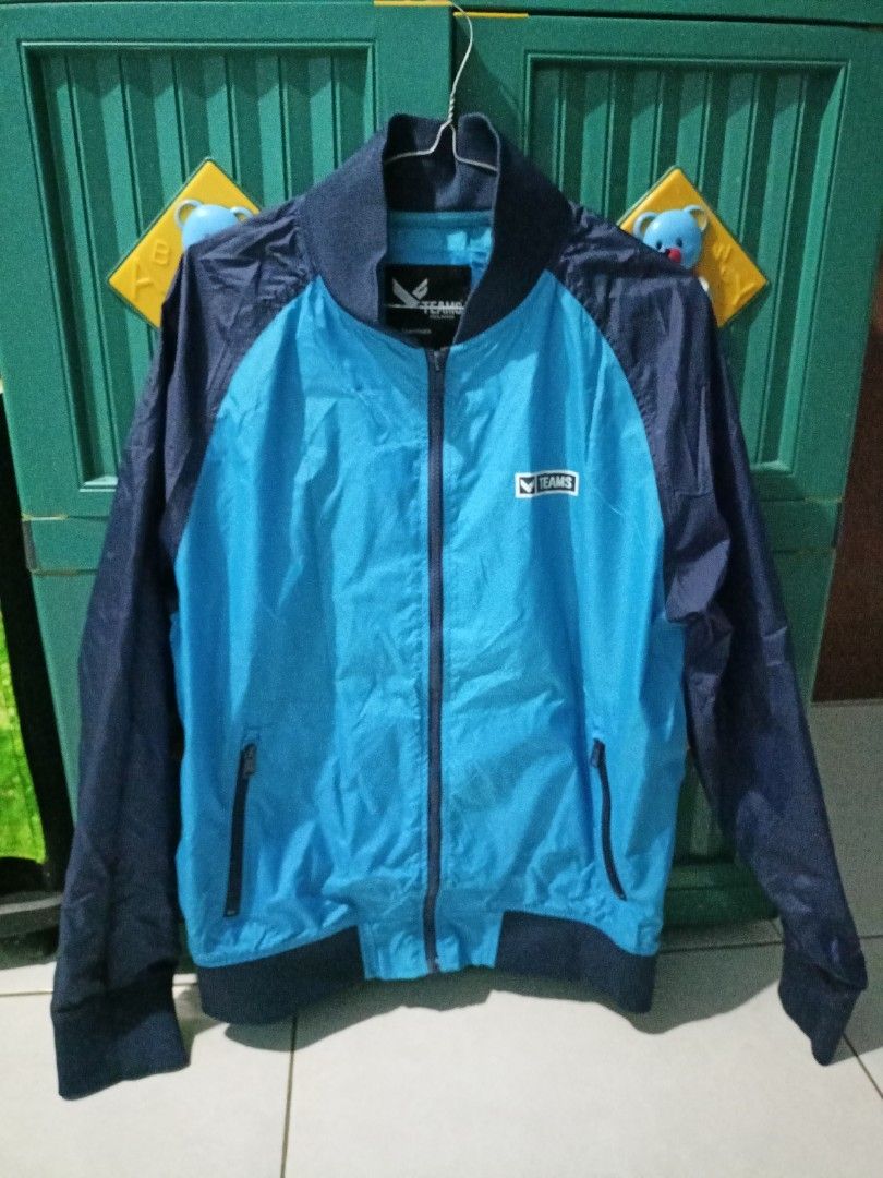 Jaket varsity teams POLHAM 1 layer, Fesyen Pria, Pakaian , Atasan di ...