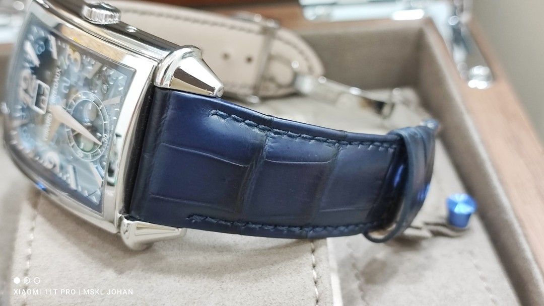 Johan GIRARD PERREGAUX 1945 XXL Date Moon Phase Sapphire Dial Men Watch ...