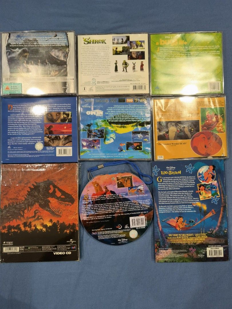 Kids Cartoons VCD Movies Lilo & Stitch, Lion King, Finding Nemo, Bug's ...