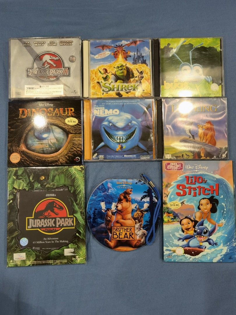 Kids Cartoons VCD Movies Lilo & Stitch, Lion King, Finding Nemo, Bug's ...