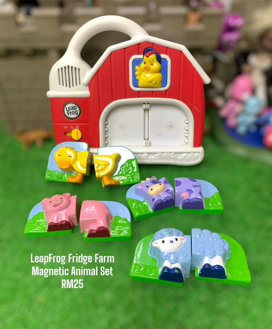 Leapfrog Fridge Farm Magnetic Animal Set, Hobbies & Toys, Toys & Games ...