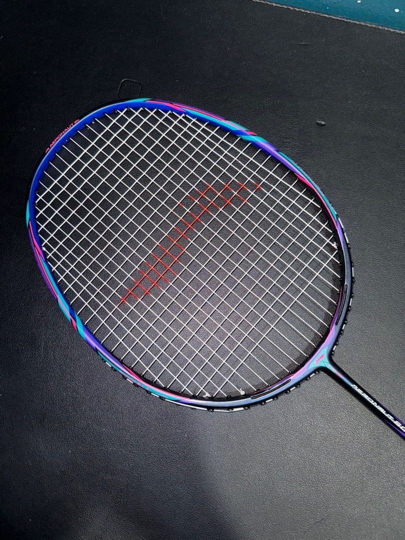LI-NING AERONAUT 6000I BLACK/PURPLE, Sports Equipment, Sports & Games ...