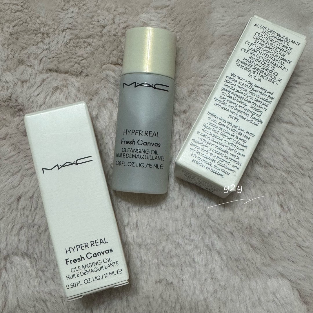 MAC COSMETICS Hyper Real Fresh Canvas Cleansing Oil, Beauty & Personal ...