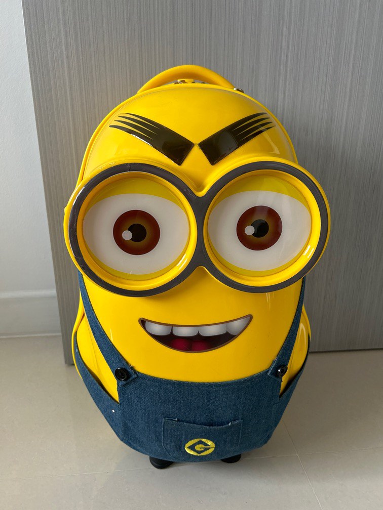 Minion luggage, Hobbies & Toys, Travel, Luggage on Carousell