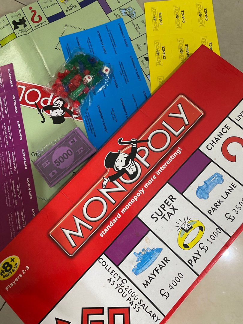 Monopoly (Complete Package), Hobbies & Toys, Toys & Games on Carousell