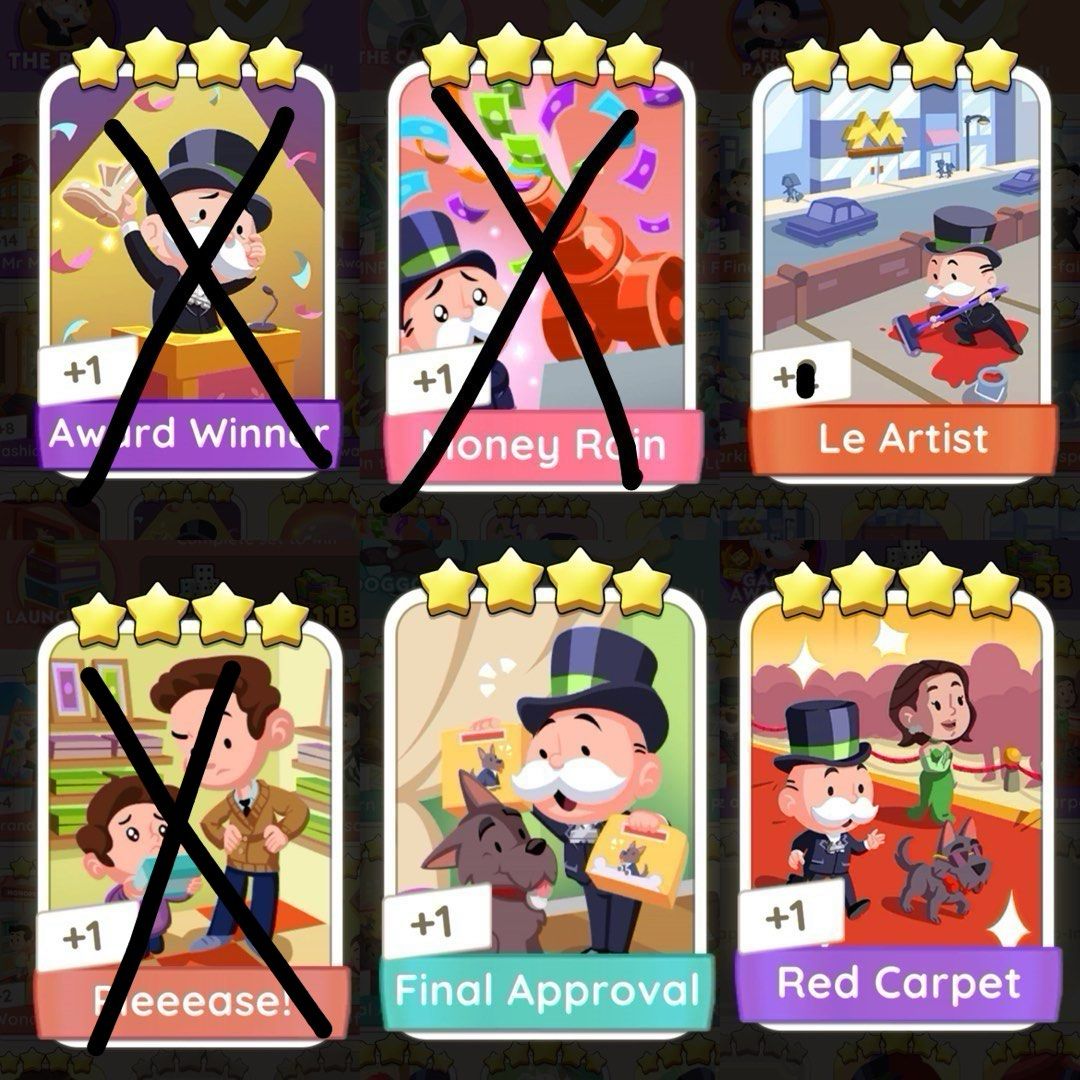 Monopoly Go Sticker Award Winner Money Rain Le Artist Pleeease! Final ...